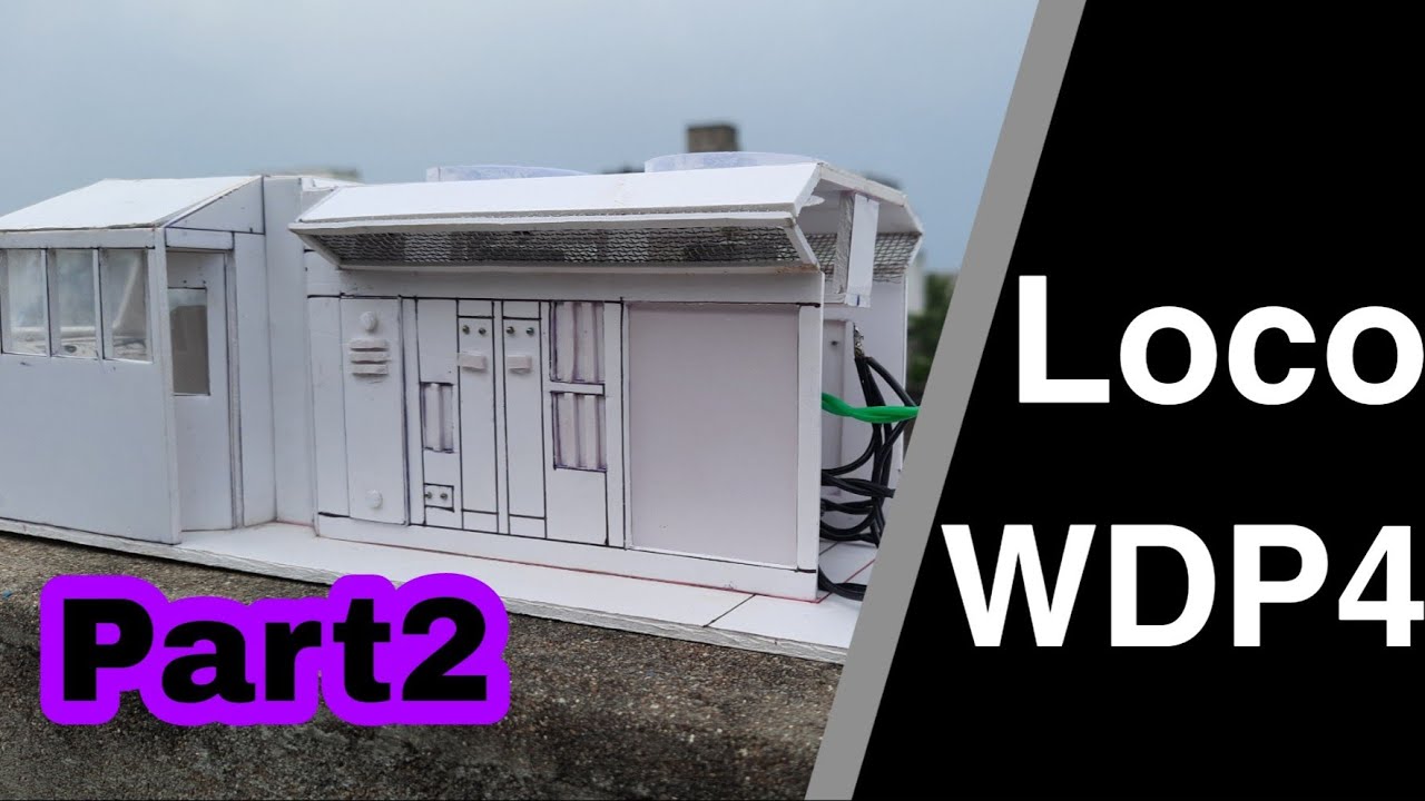 How to make a WDP4 loco engine |WDP4 making | EMD loco engine |part2 ...
