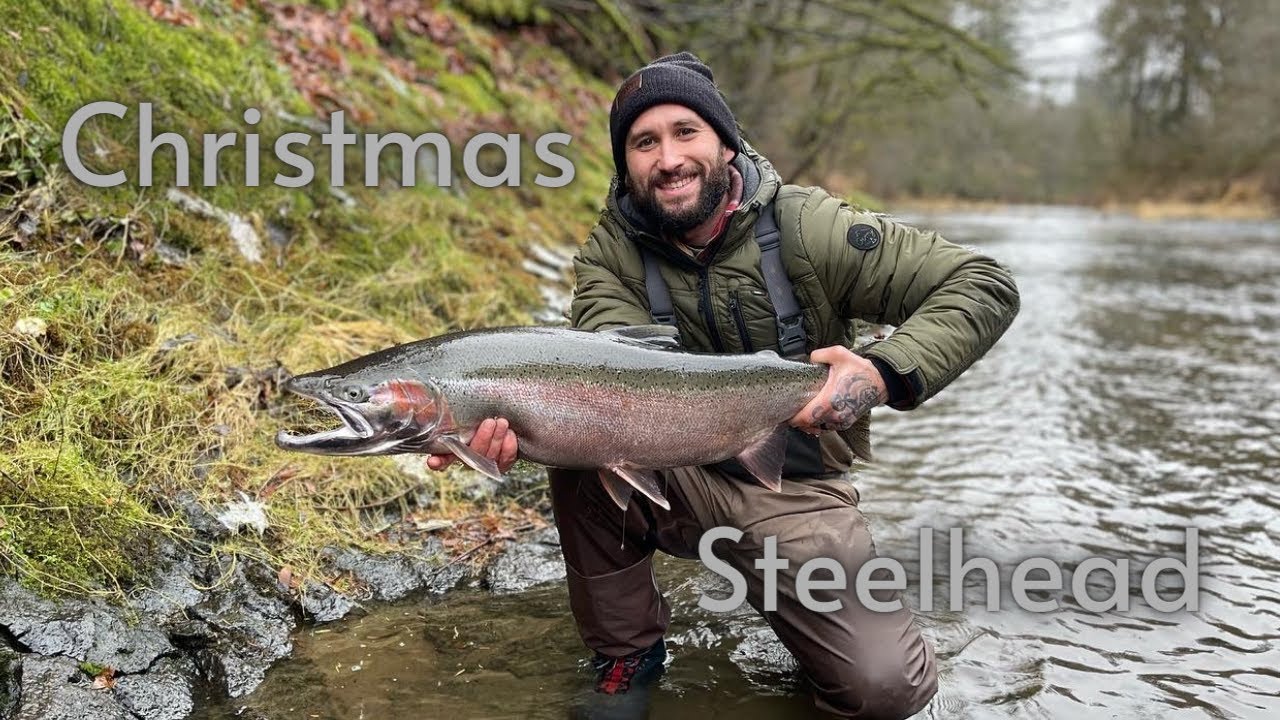 GIANT Winter Steelhead in DECEMBER - YouTube