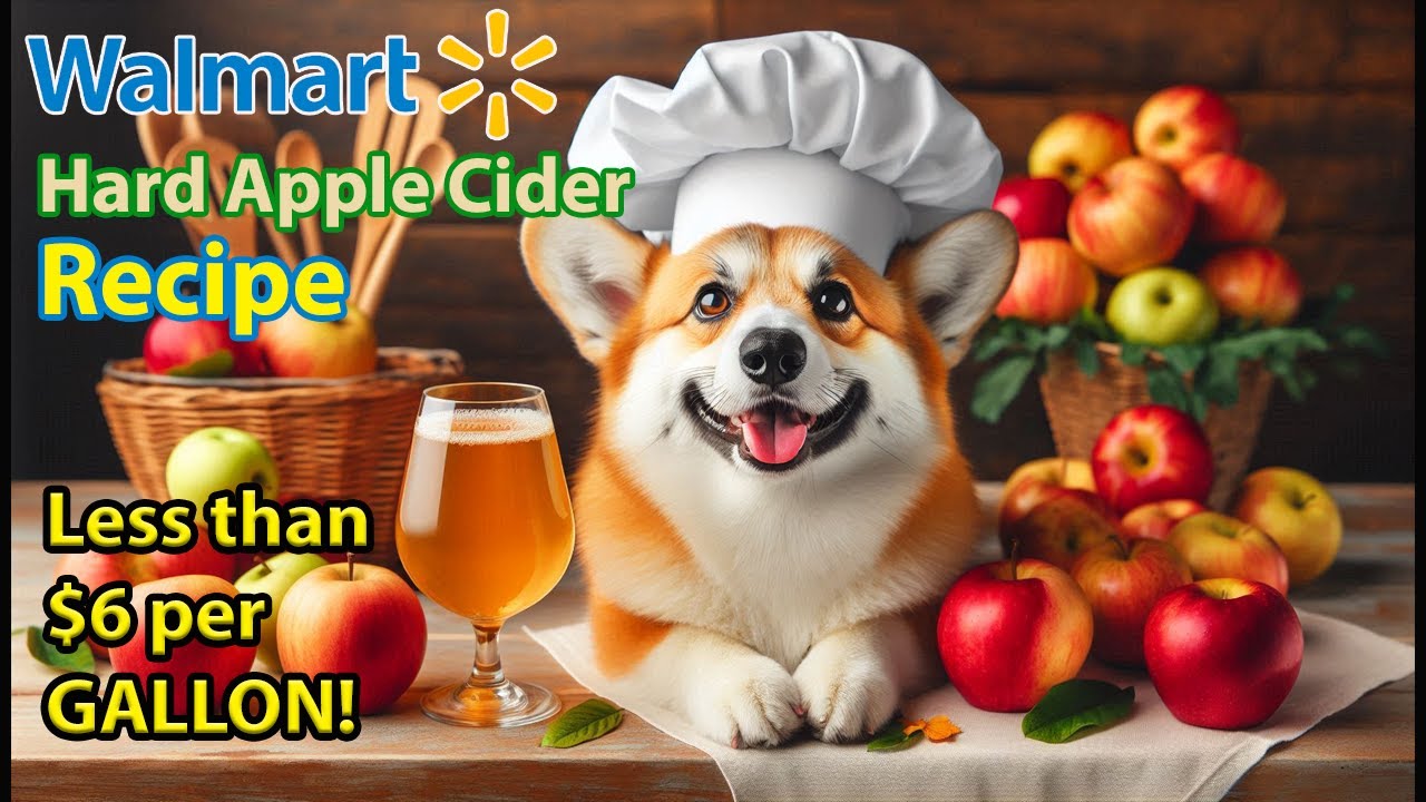 Recipe: Make Hard Apple Cider on a Walmart Budget - YouTube