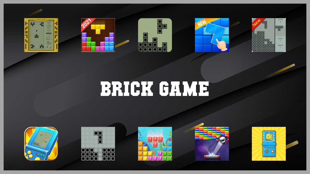 Top 10 Brick Game Android Apps - YouTube