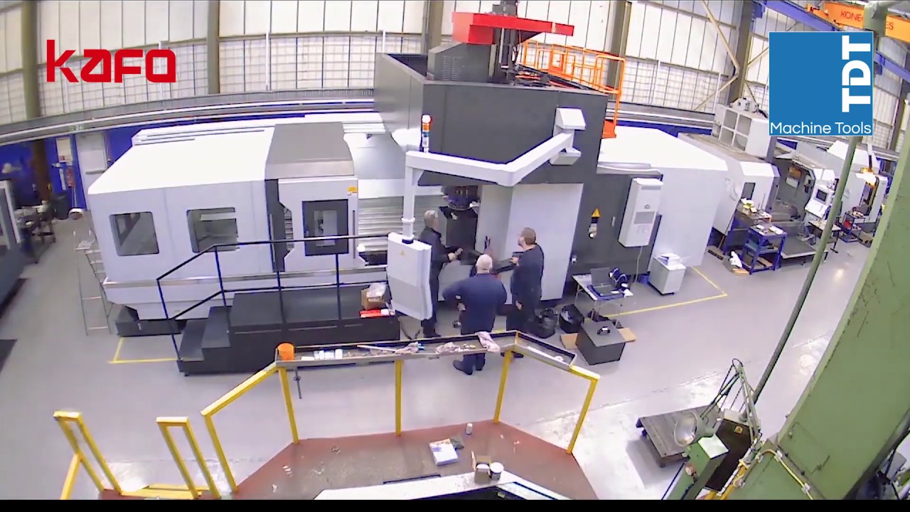 Time lapse of Kafo BMC-4122 Double Column Mill install by TDT Machine ...