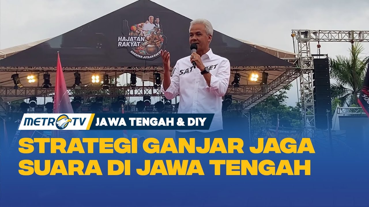 Jaga Suara di Jawa tengah, Begini Strategi Ganjar - YouTube