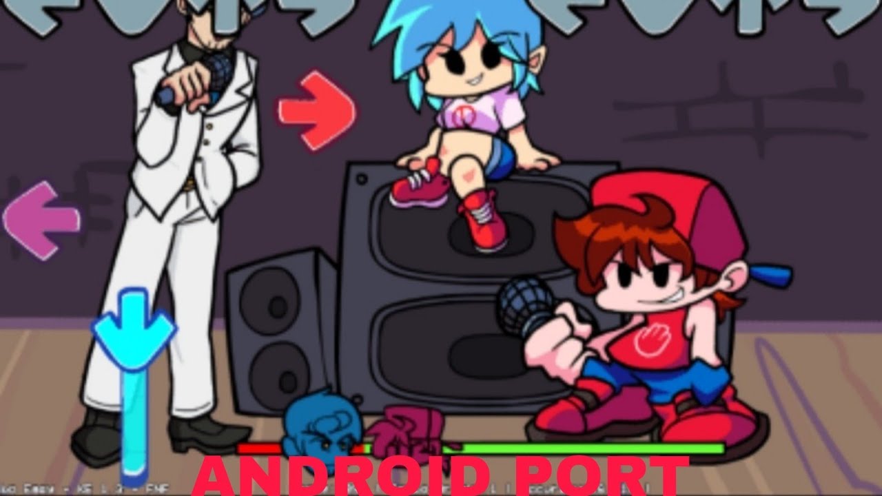 fnf genderswap mod android port(link desc) - YouTube