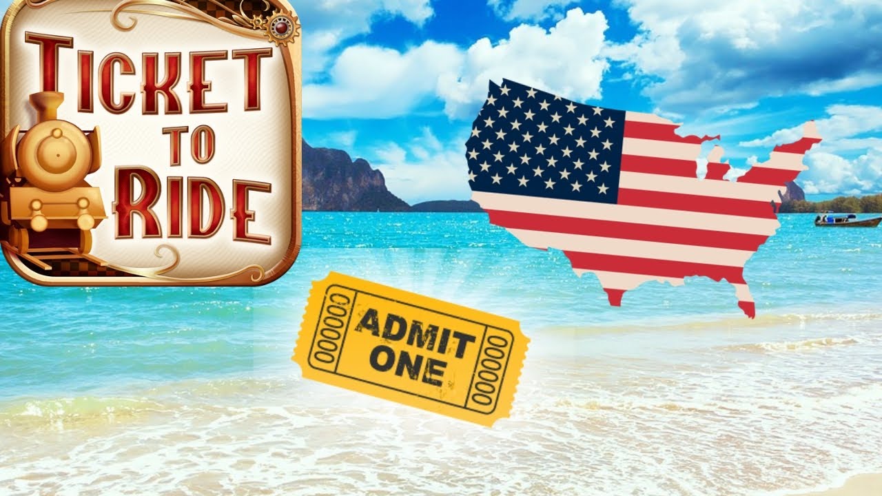 Ticket to ride USA 3 player - YouTube