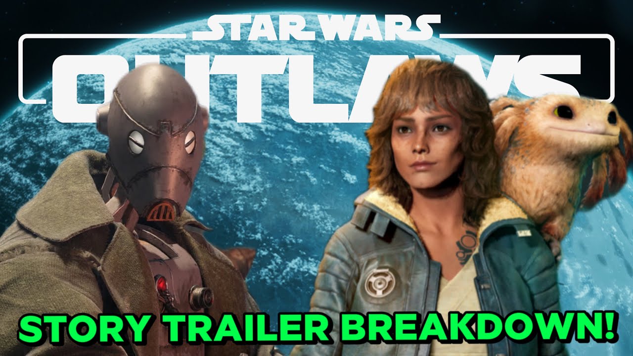 NEW STAR WARS OUTLAWS TRAILER BREAKDOWN! Easter Eggs, Hidden Details ...