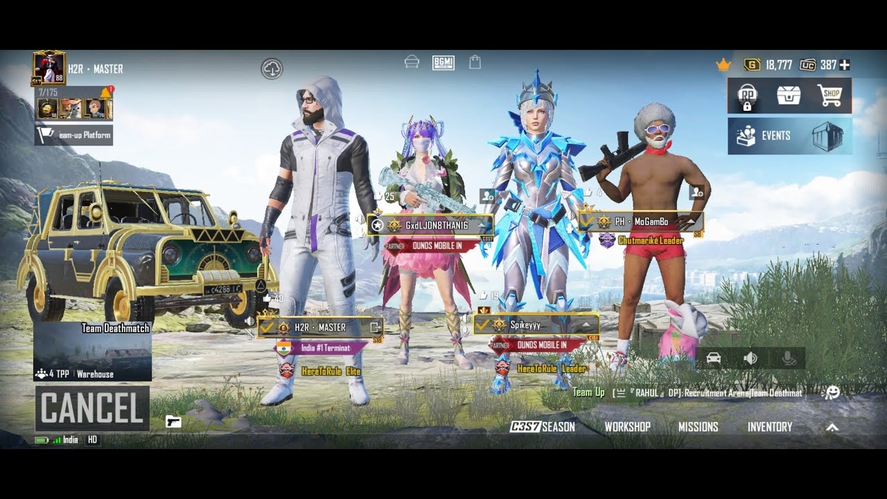 @MASTERisLIVE | H2R Master | #1 Rank🇮🇳 INDIA Terminator!! - YouTube