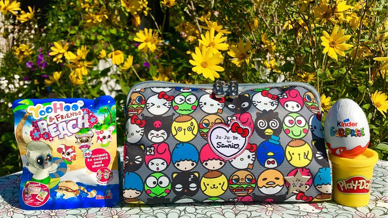 Ju-Ju-Be Hello Friends Toy Surprise Bags Hello Kitty Play Doh Yoo Hoo ...