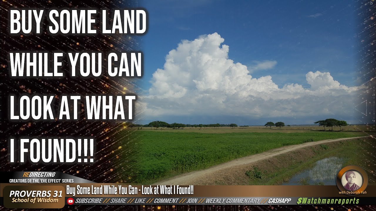 Buy Some Land While You Can - Look at What I Found!! - YouTube