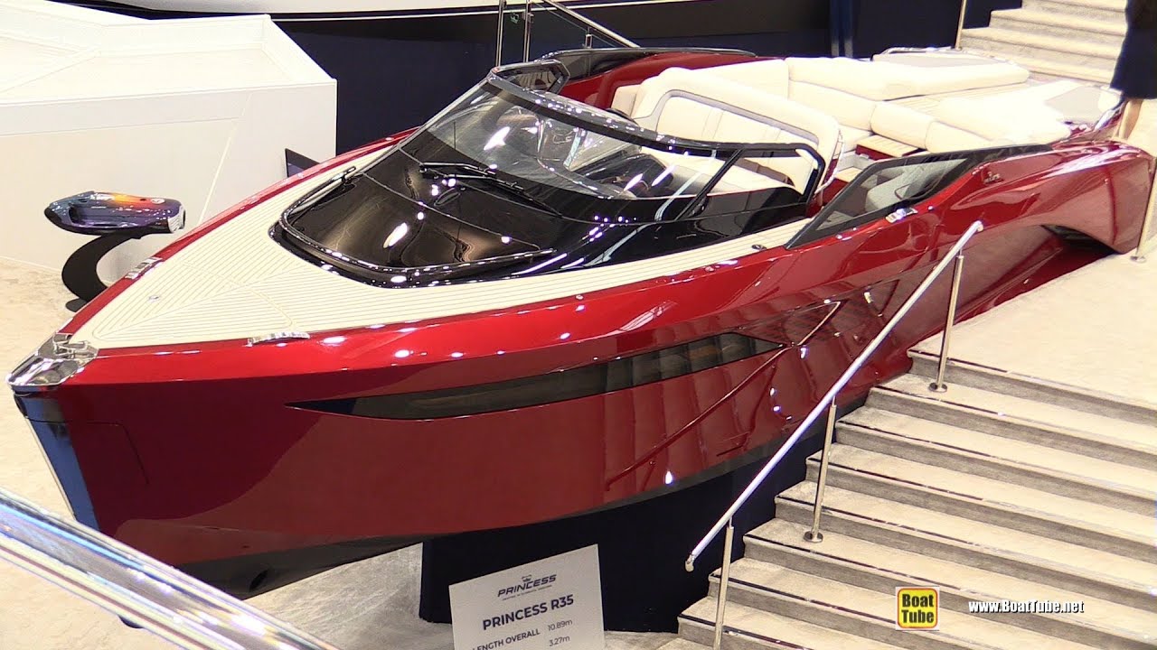 2020 Princess R35 Luxury Yacht - Walkaround Tour - 2020 Boot Dusseldorf ...
