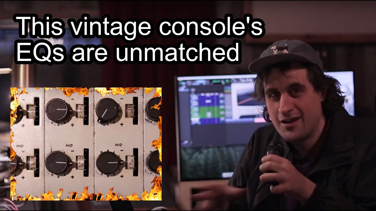 The sound of the EQs on a rare vintage Sphere console - YouTube