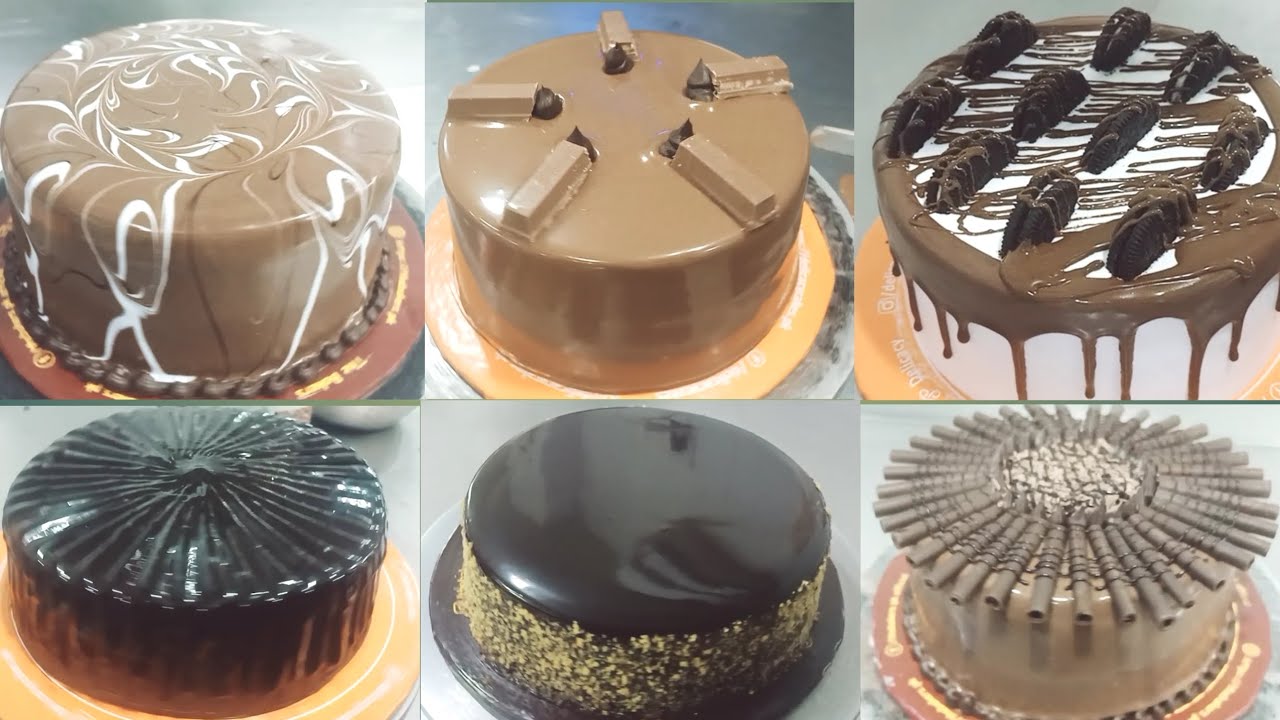 6 different chocolate cake design ideas 2024😍 - YouTube