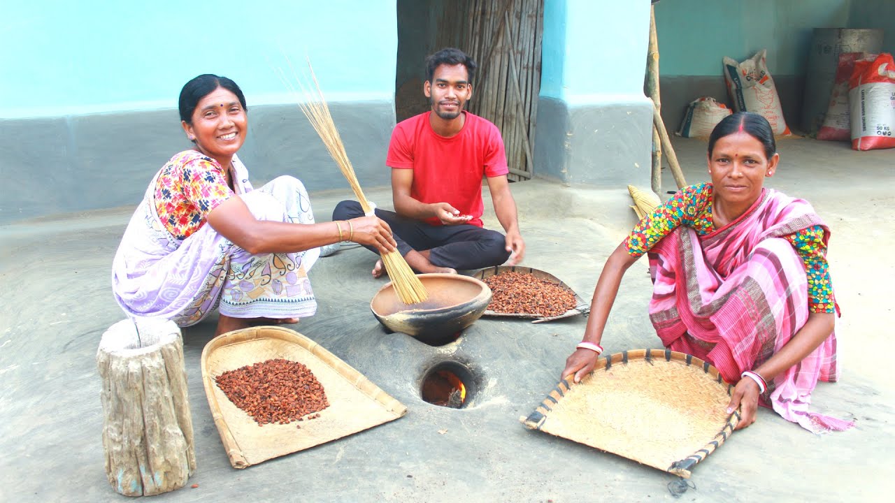 Mahuya Flower Laddu Recipe by Santali Tribal Women,Matkom Laddu,how to ...