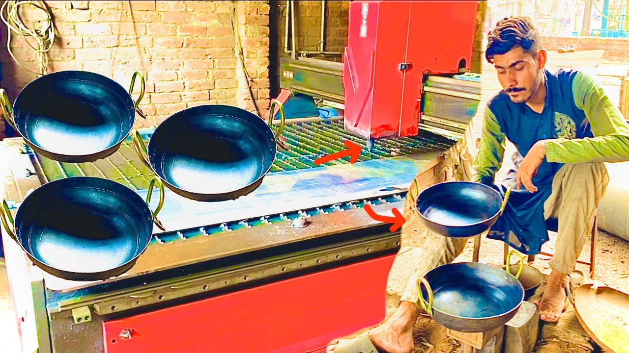 Most Incredible Process of Iron Cookware Making In The Factory - YouTube