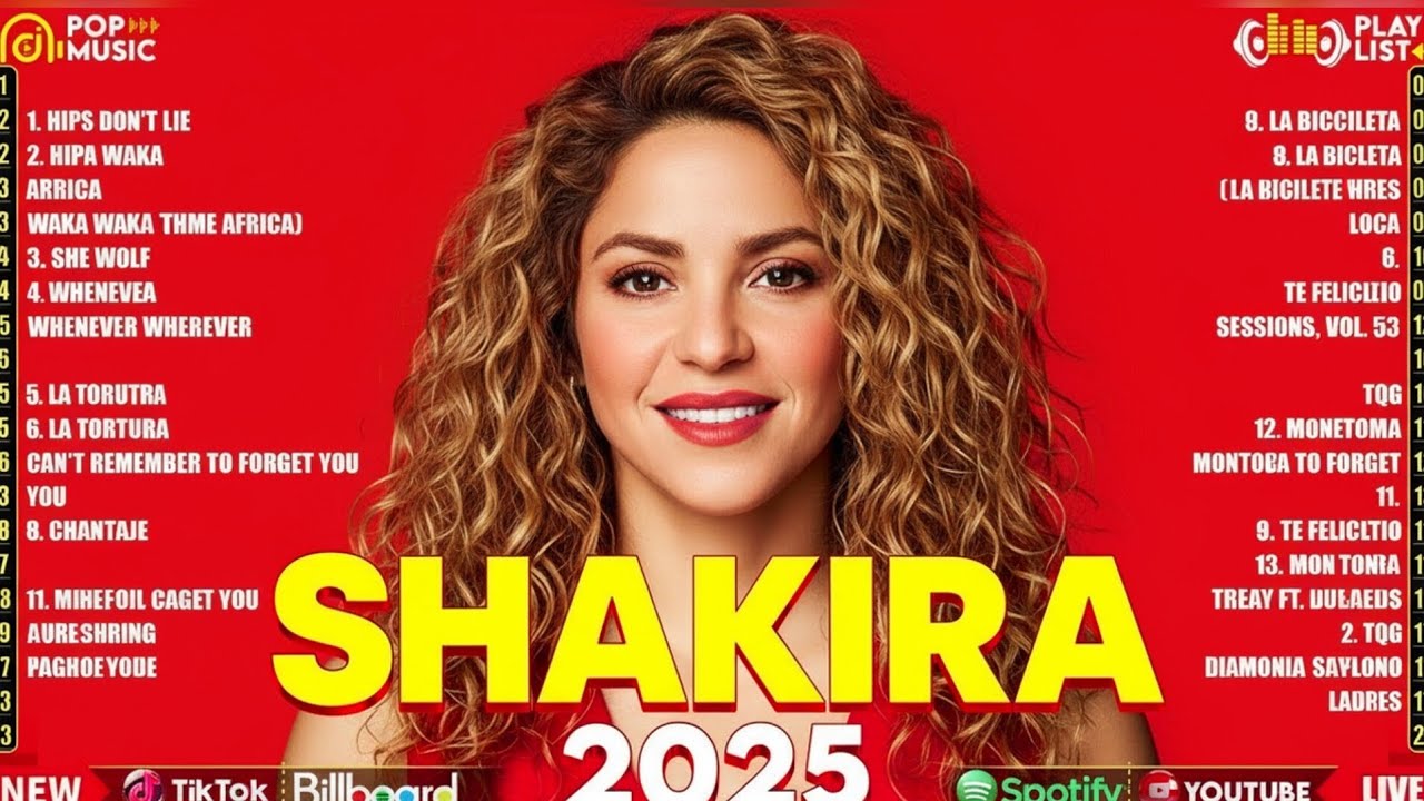 Top 30 Shakira Songs of All Time | Official Music Video Collection ...