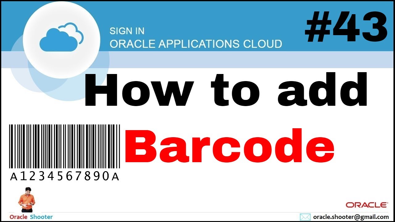 Oracle Fusion 43: How to add or Print Barcode In BI Report - YouTube