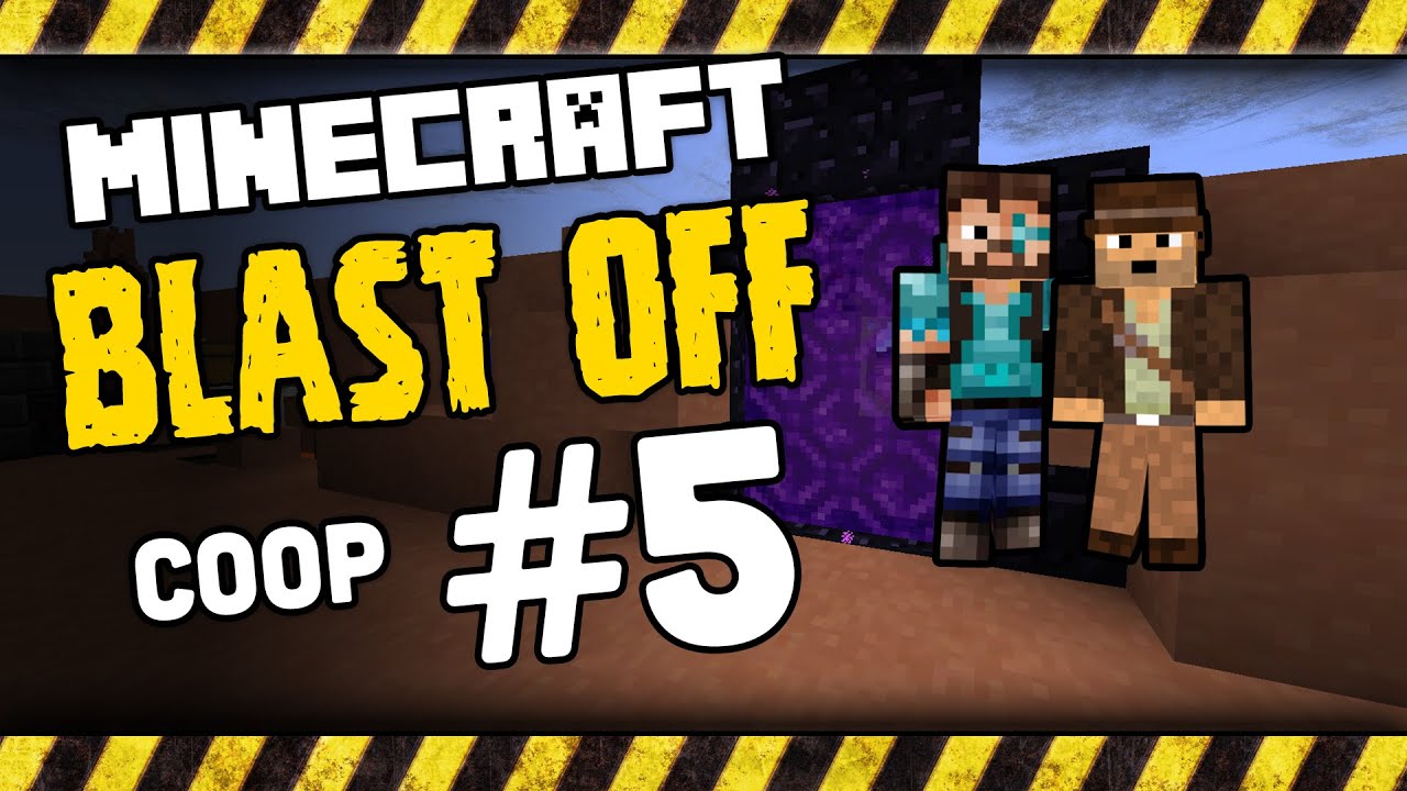 Hardcore Minecraft Blast Off Coop - 5 - The Nether & Derp Yellow ...