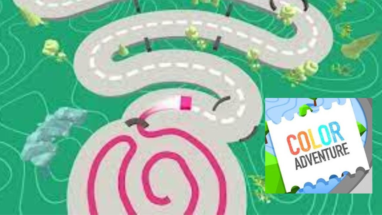 Color Adventure! Draw The Path All Levels Gameplay | InDoor Gamer - YouTube