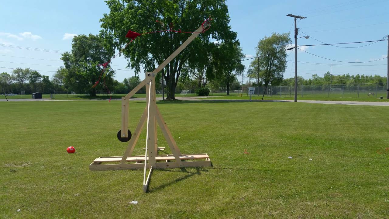 Brendan's Trebuchet throwing motion - YouTube