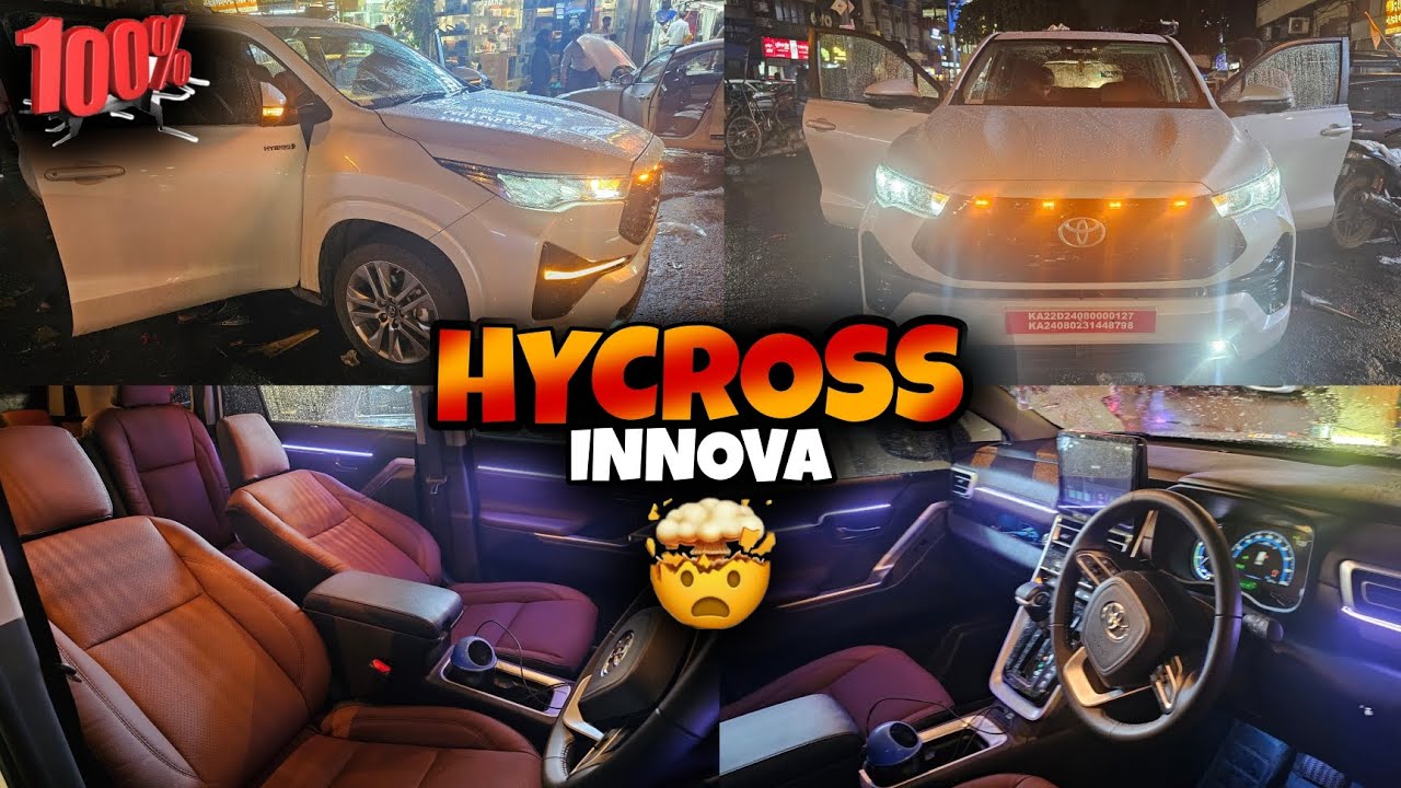 TOYOTA INNOVA HYCROSS with Alloy, Frontgrill, seatcover, DRL, Projector ...