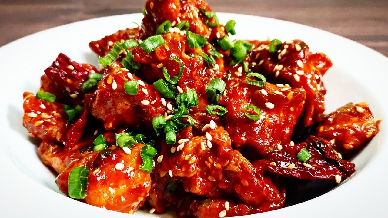 Schezwan Chicken, Chicken Schezwan Recipe, Chicken Recipe, Chicken ...