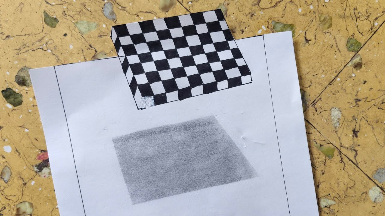 How to draw a 3d Drawing ll 3d illusion Drawing ll easy 3d drawing ...