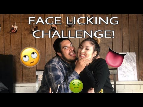 FACE LICKING CHALLENGE!!