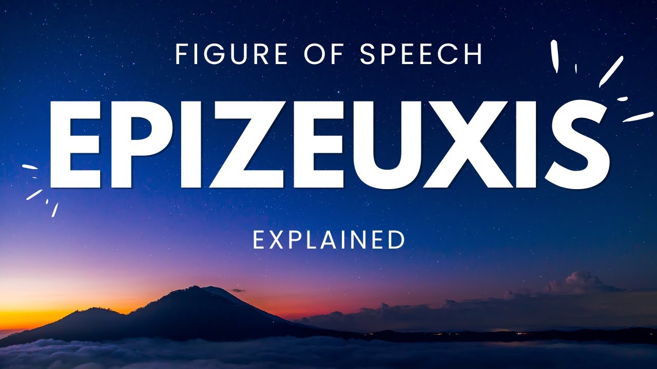 Epizeuxis in Literature - YouTube