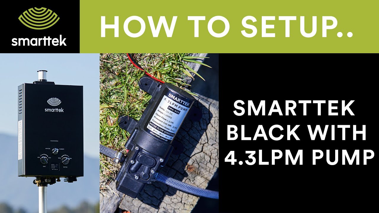 Smarttek Black with 4.3LPM Pump Setup - YouTube