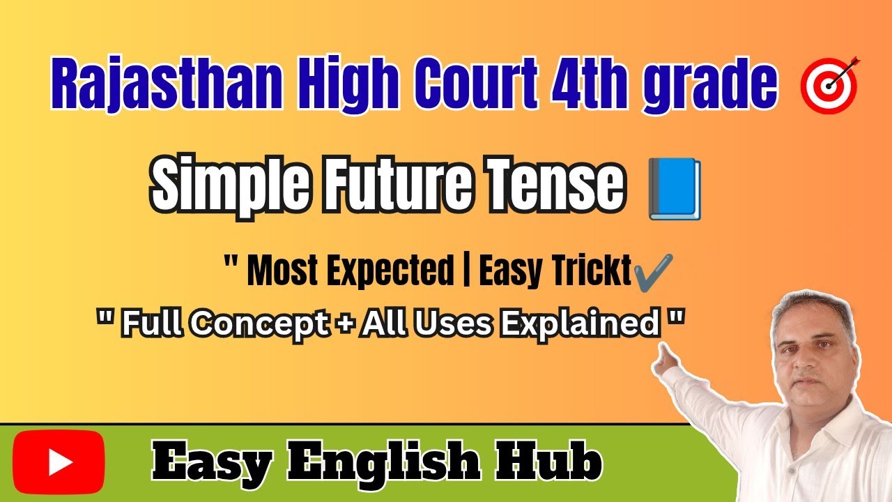 “Simple Future Tense | RHC 4th Grade English | Will/Shall Rules & Uses ...