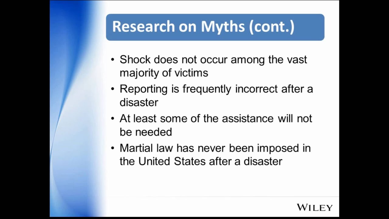 Anticipating Human Behavior in Disasters - YouTube
