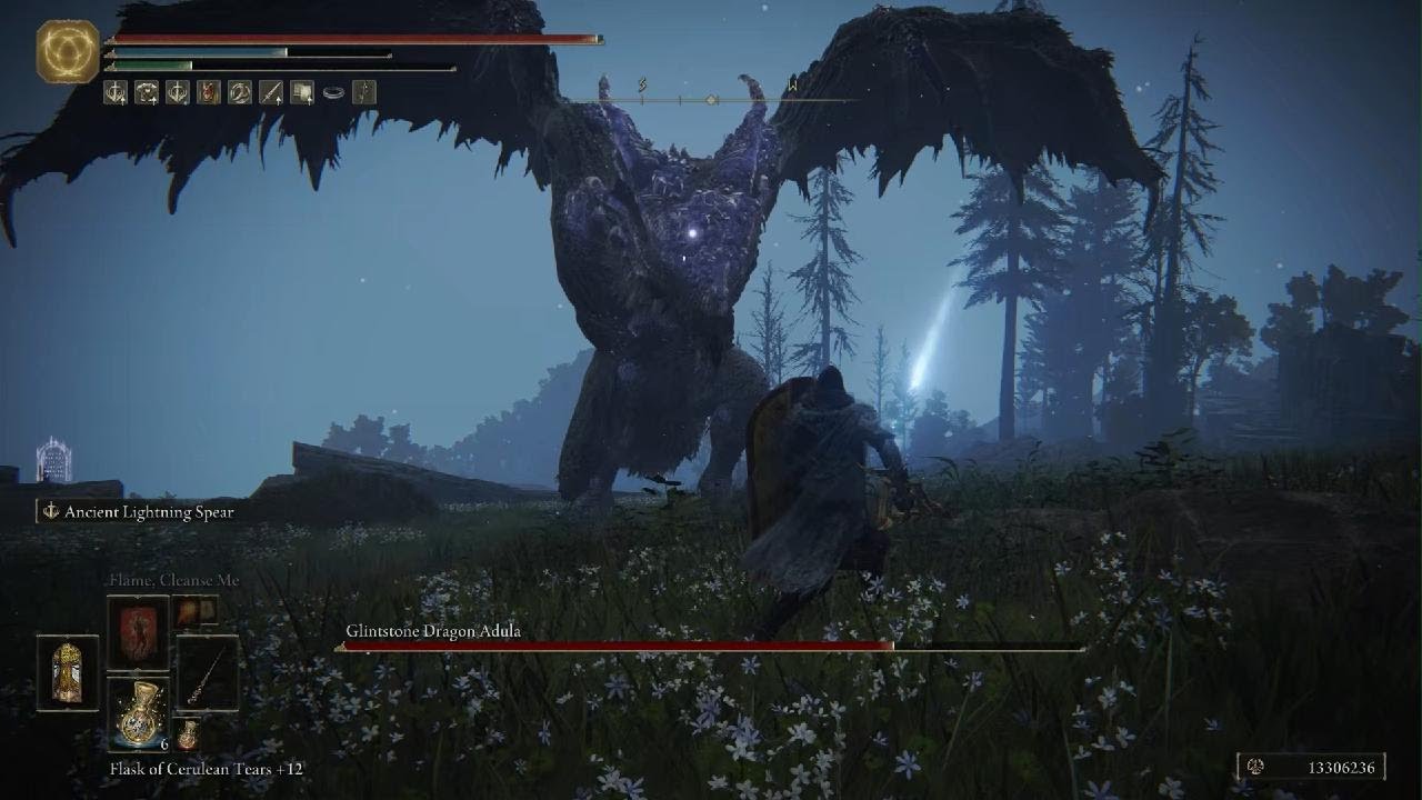Glintstone Dragon Adula - ELDEN RING - YouTube