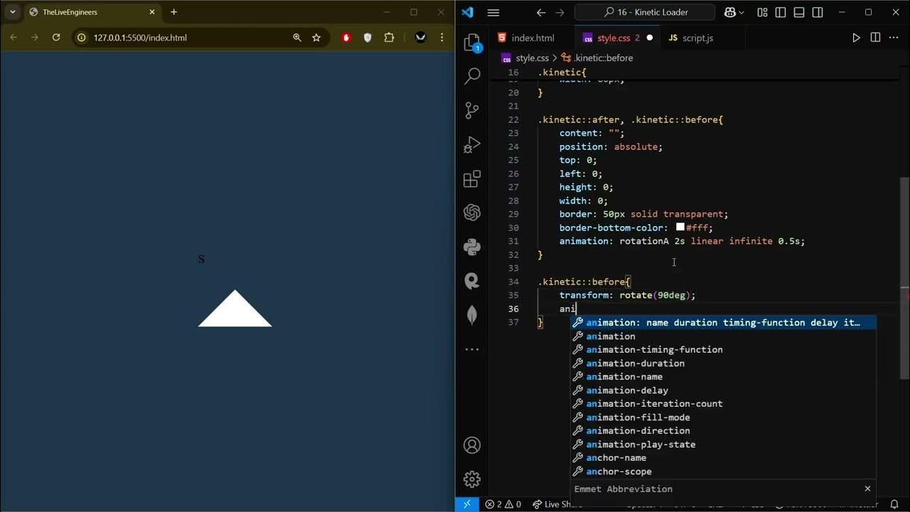 Build this Kinetic Loader Animation Using Only HTML & CSS | Smooth & Modern Loader ...