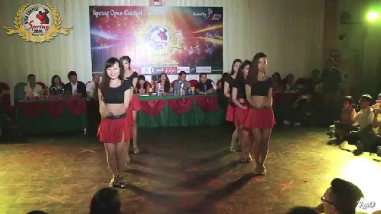 SPRING OPEN CONTEST - SEASON 2: Spring Salsa Ladies Team - YouTube