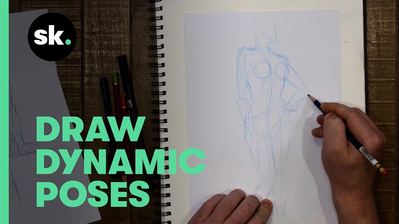 30-Day Drawing Challenge | Day 30: Dynamic Figure Poses & Anatomy - YouTube