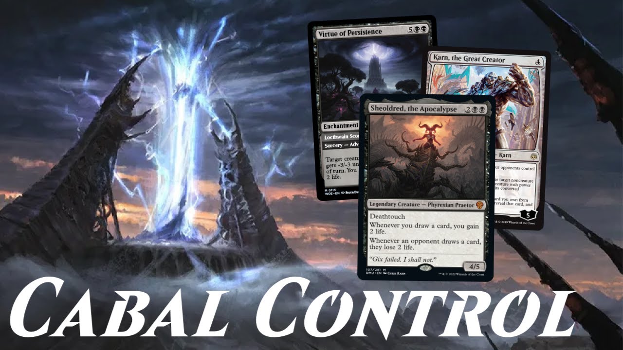💀💀 Mono Black Control with Cabal Stronghold | MTG Arena Explorer - YouTube