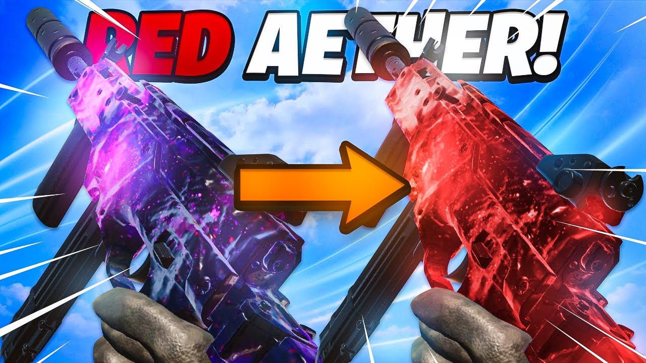 *NEW* RED AETHER CAMO in COLD WAR! SECRET CAMO! - YouTube