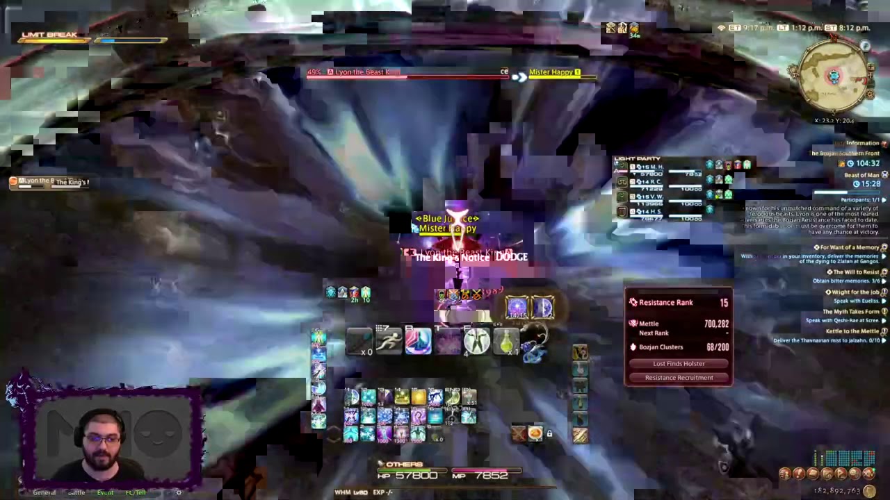 FFXIV - Beast of Man Solo Duel Clear (Lyon The Beast King) - YouTube