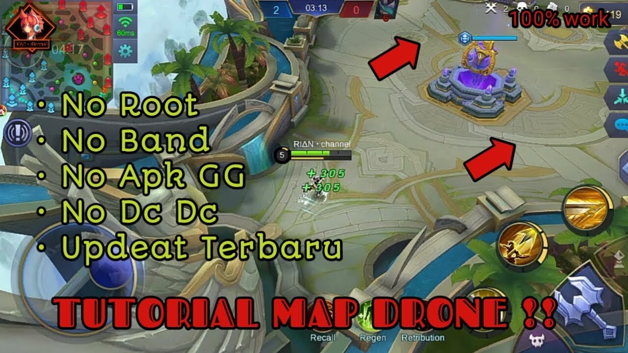 Tutorial Drone map mobile legend terbaru - YouTube