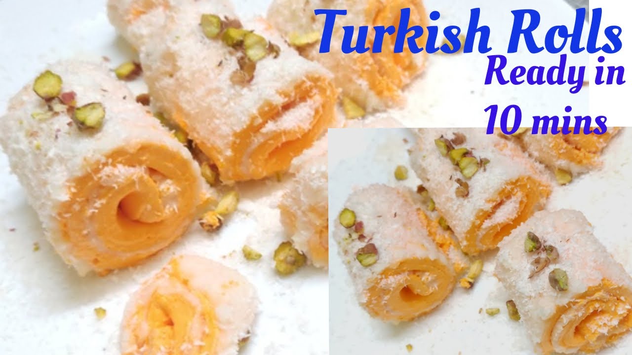 turkish rolls 10 minute dessert recipe quick & easy turkish roll cream ...