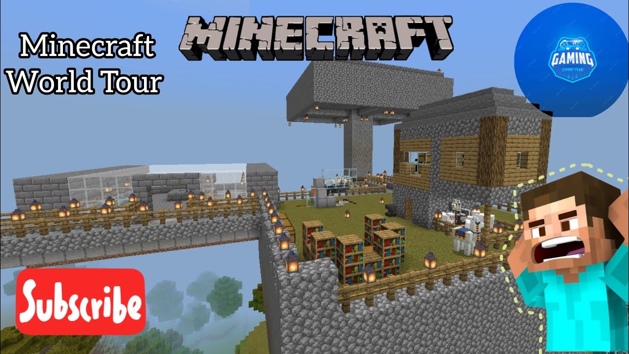 Minecraft Survival World tour ️ ️#minecraft #building Gamerz. - YouTube