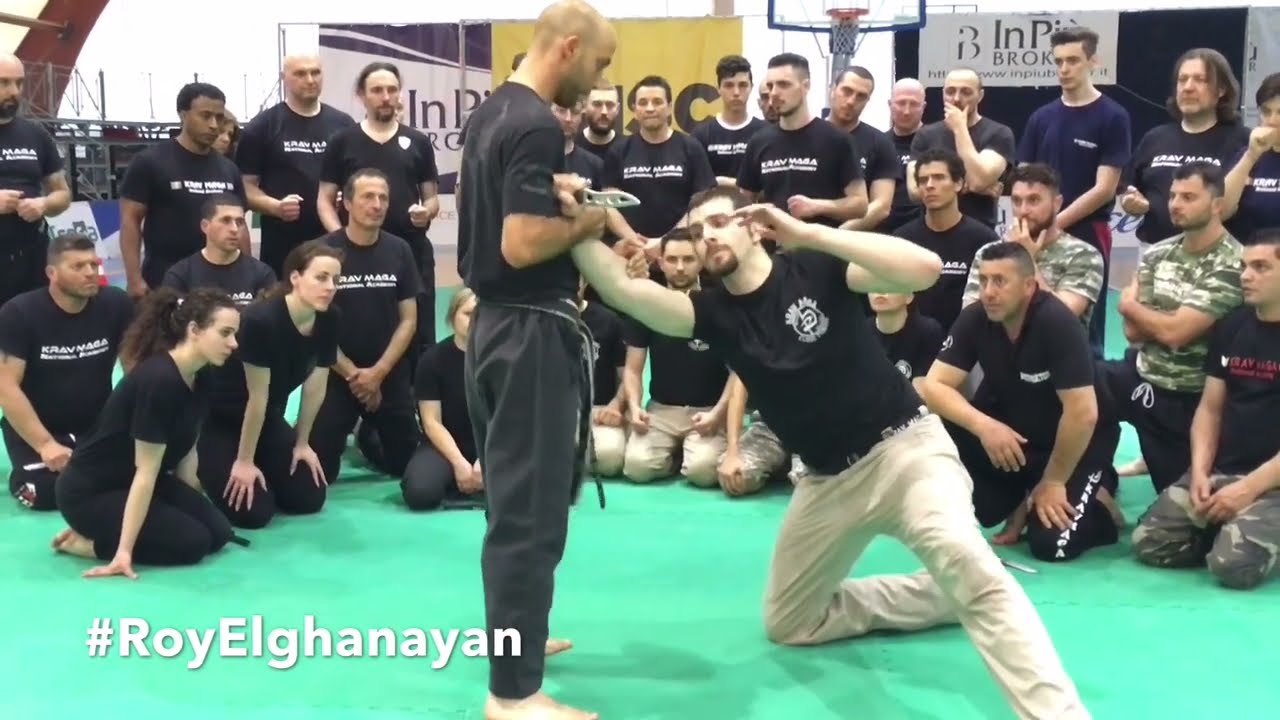 Knife Threat Defense by Roy Elghanayan - REKM Italy Seminar 2016 - YouTube