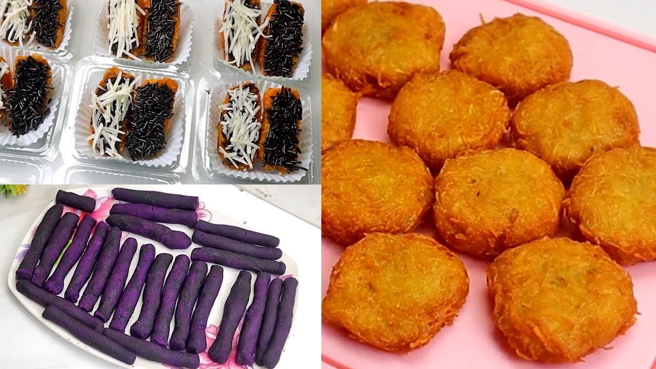 BUATNYA SIMPLE, BAHANYA MUDAH DI CARI !! RESEP MUDAH BUAT 3 JAJANAN ...