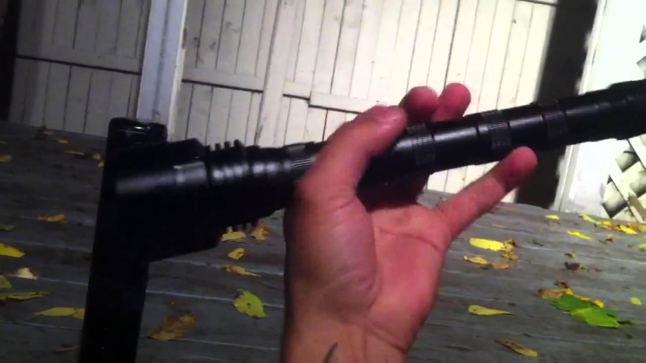Monster Flashlight 1200 lumen review - YouTube