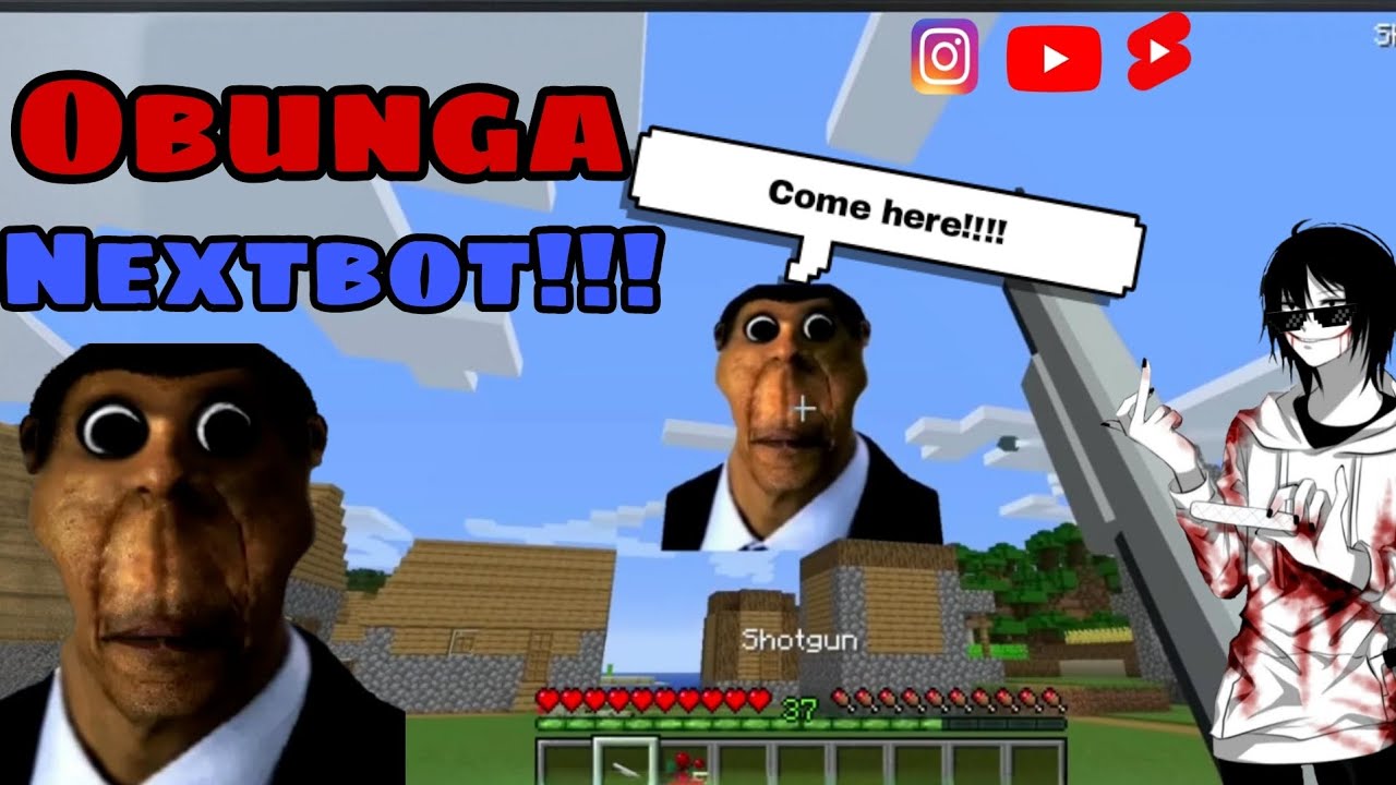 We found Obunga in our Minecraft world!!!!! - YouTube