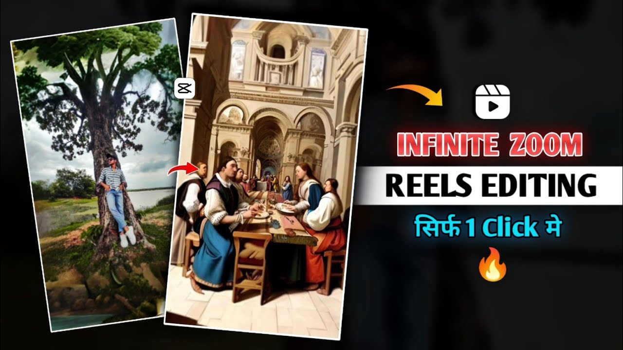 Infinite Zoom Out Template - FREE || Reels Video Editing - Ghaus Editz ...
