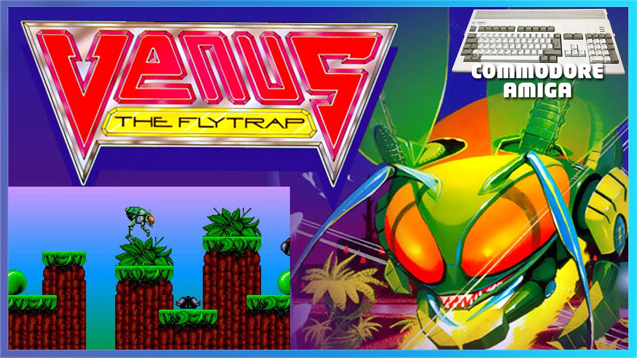 Venus The Flytrap - Commodore Amiga gameplay on Mister FPGA - YouTube