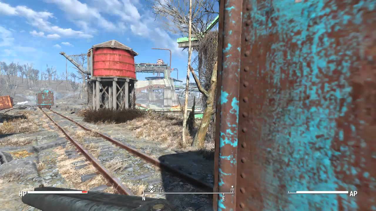 Fallout 4 bad texture glitch bedford station - YouTube