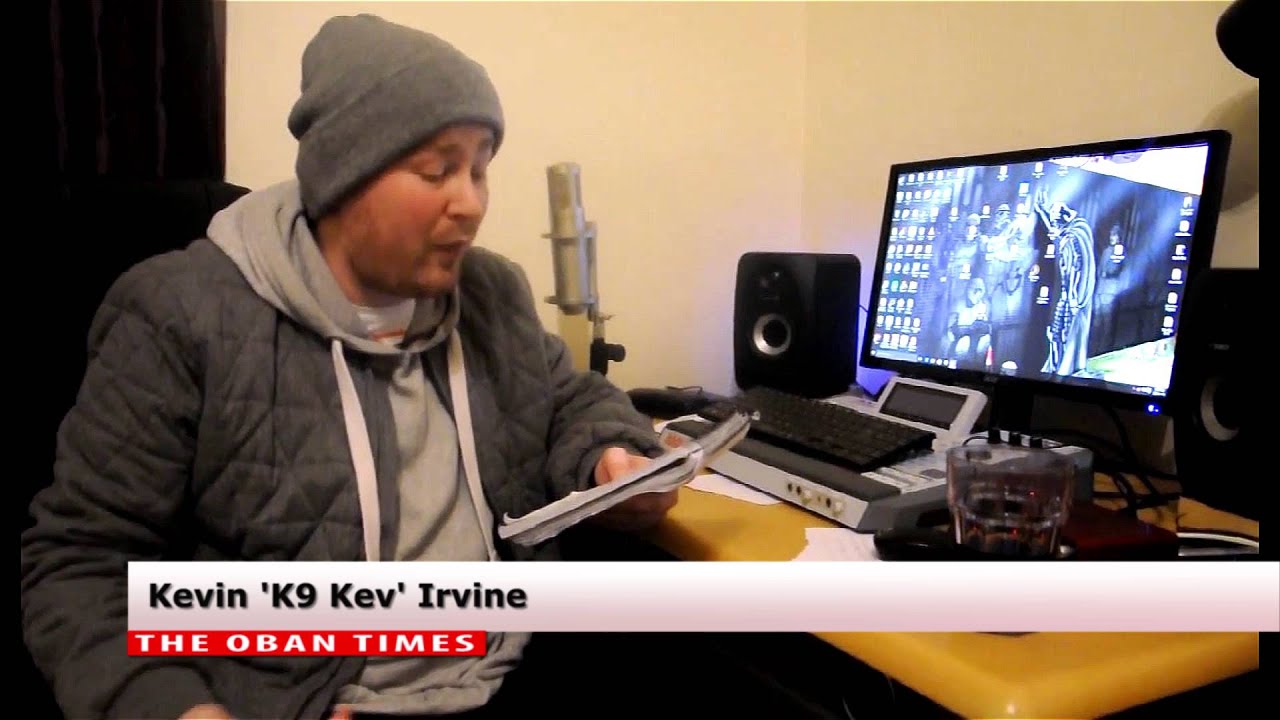 Oban rapper Kevin 'K9 Kev' Irvine - YouTube