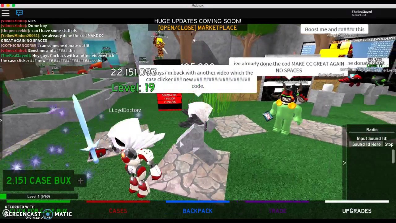 ROBLOX CASE CLICKER 2.0 JULY 4TH CODE - YouTube
