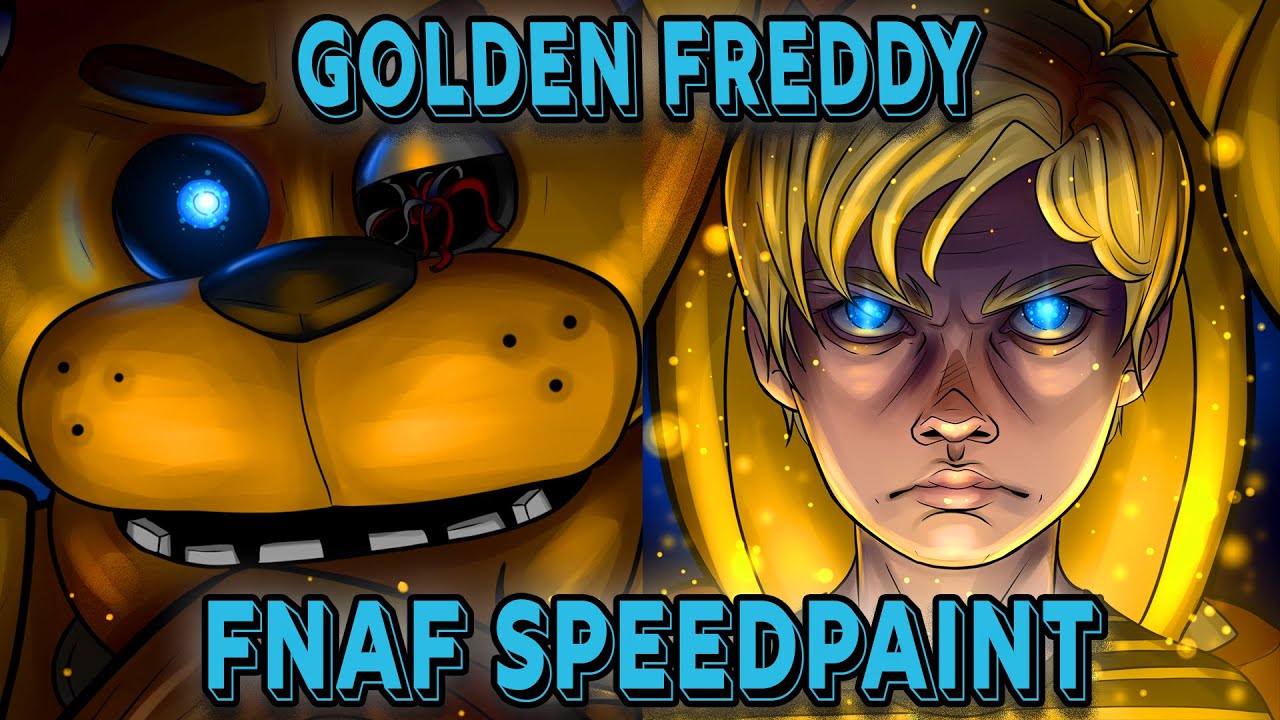 GOLDEN FREDDY Ghost Kid FNAF [ SPEEDPAINT ] Sai - YouTube